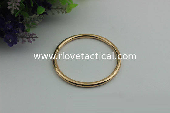 Factory Designing 63 MM Gunmetal Color Bag Hardware Metal Round Rings For Leather