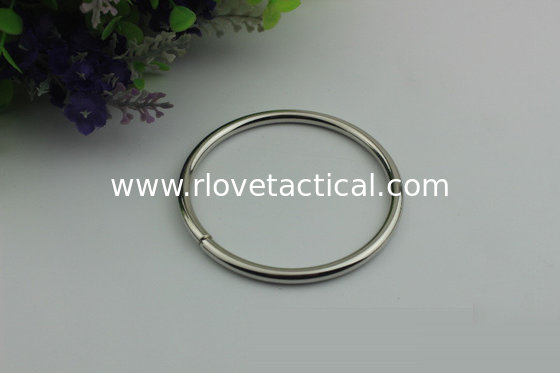 Factory Designing 63 MM Gunmetal Color Bag Hardware Metal Round Rings For Leather