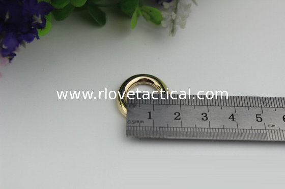New Style Small Open Oval Shape Gold Zinc Alloy Metal Buckle Rings Manufacturing