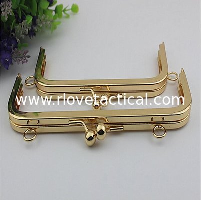 Super Hot Sales Light Gold 19 CM & 15 CM Metal Iron Purse Box And Frame For India Market