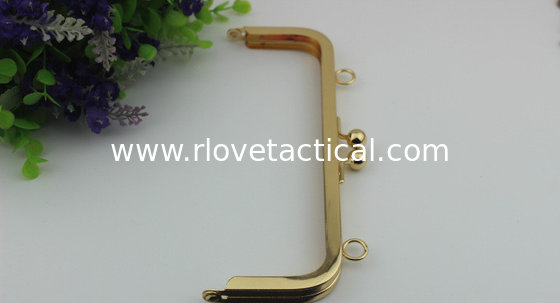 Super Hot Sales Light Gold 19 CM & 15 CM Metal Iron Purse Box And Frame For India Market