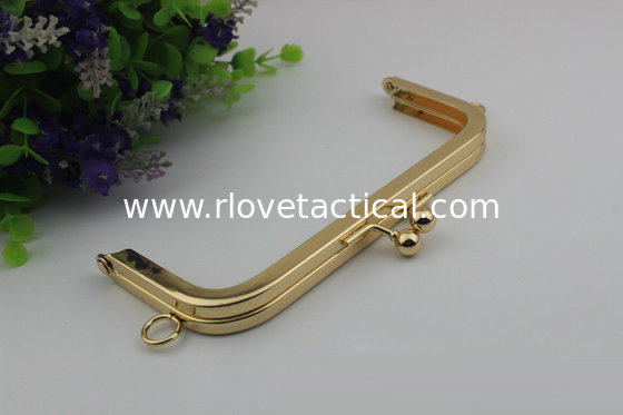 Super Hot Sales Light Gold 19 CM & 15 CM Metal Iron Purse Box And Frame For India Market