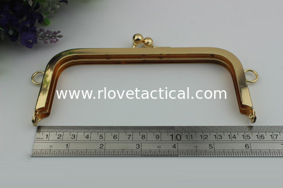 Super Hot Sales Light Gold 19 CM & 15 CM Metal Iron Purse Box And Frame For India Market