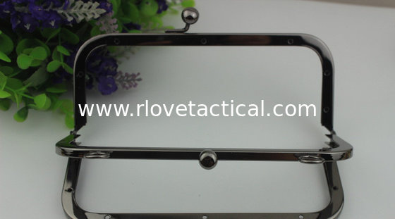 Exquisite Fashion Hardware Light Gold 170 MM Iron Metal Frame With Plastic Box