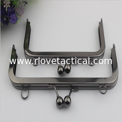 High Quality Bag Hardware Gunmetal Color 19 CM & 15.3 CM Iron Purse Box And Metal Frame Design