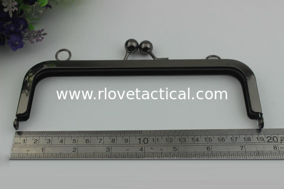 High Quality Bag Hardware Gunmetal Color 19 CM & 15.3 CM Iron Purse Box And Metal Frame Design