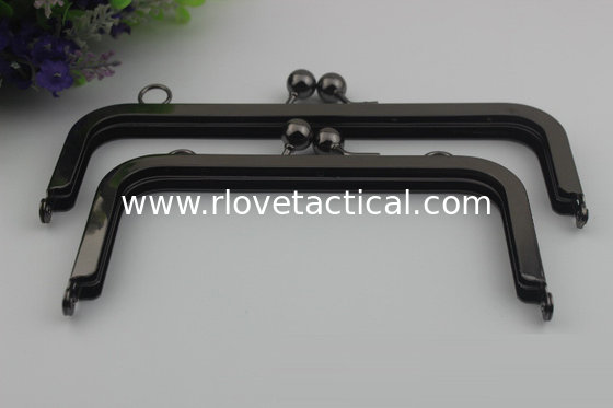 High Quality Bag Hardware Gunmetal Color 19 CM & 15.3 CM Iron Purse Box And Metal Frame Design