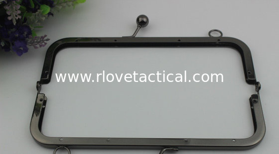 High Quality Bag Hardware Gunmetal Color 19 CM & 15.3 CM Iron Purse Box And Metal Frame Design