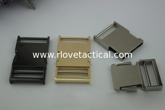 Good Quality Dog Collar Zinc Alloy Material 32 MM Metal Quickly Buckles With Hanging Plating