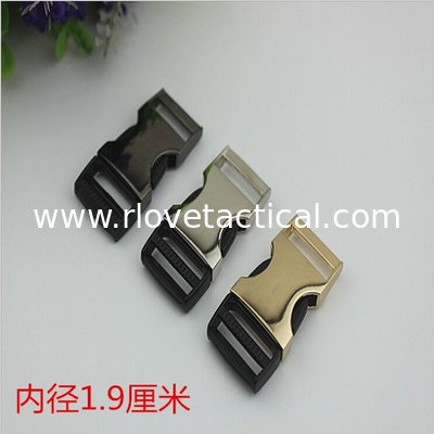 RLOVE 19MM Gold Metal Side Fast Release Buckle by Zinc Alloy Wholesale
