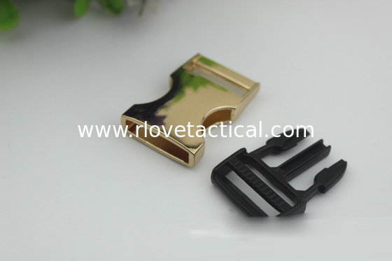 RLOVE 19MM Gold Metal Side Fast Release Buckle by Zinc Alloy Wholesale