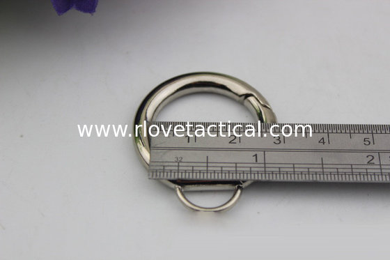 Custom 25MM size trigger snap clip metal gate clasp spring o ring for handbag