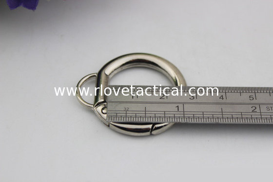 Custom 25MM size trigger snap clip metal gate clasp spring o ring for handbag