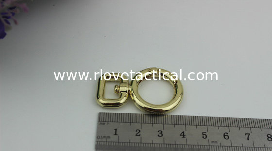 DIY Sewing handmade zinc alloy 16mm bag spring o rings for dog pet collar