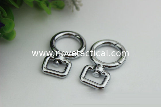 DIY Sewing handmade zinc alloy 16mm bag spring o rings for dog pet collar