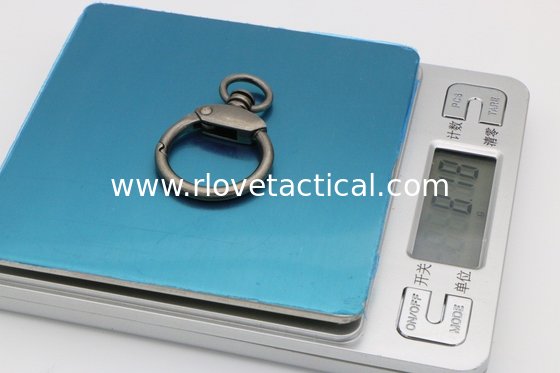 Hot sale luggage bags accessories custom handbag shiny gold color metal spring o ring