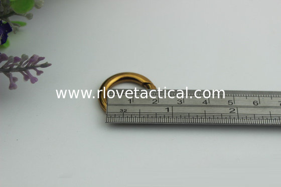 Factory Outlets Handbag Hardware Metal Spring O Ring Buckle Key chain In Gold For Bags