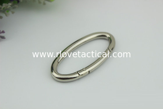 High quality hanging gunmetal nickle bag accessories zinc alloy 54MM spring o ring