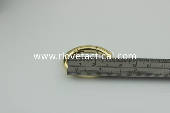 Fashion Strong Zinc Alloy Purse Making Hardware Spring Opening O Rings 29MM For Strap