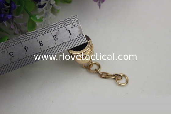 DIY high-grade leather accessories 10mm gold metal tassel hat bell charm for bag decorative fittings