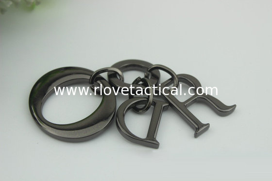 Bag hardware accessories metal jewelry pendants gold & gunmetal small letters hanging charm