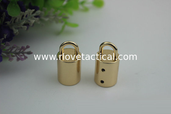 Wholesale fashion 14mm light gold zinc alloy bag hardware metal caps for tassel
