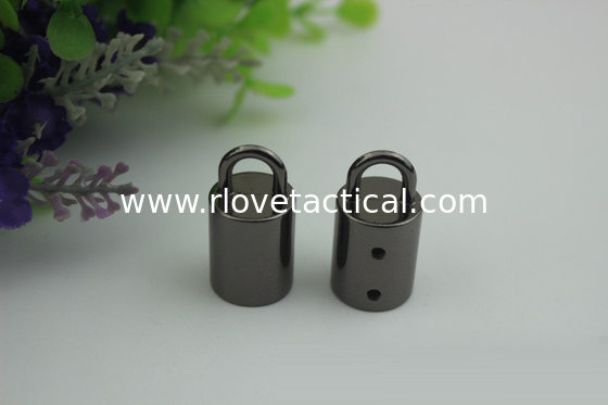 Wholesale fashion 14mm light gold zinc alloy bag hardware metal caps for tassel