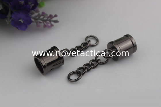 2018 Fashion light gold metal bead rope end cap metal caps for tassel bag accessory