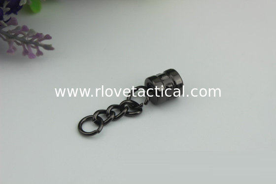 Latest bell design light gold tassel cord end metal head caps for handbag