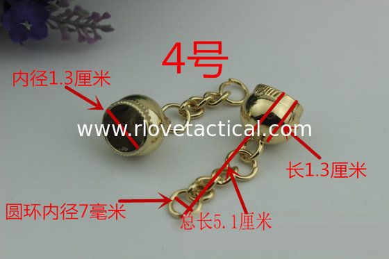 Factory direct sales of various specifications zinc alloy gold 14 mm width tassel cap