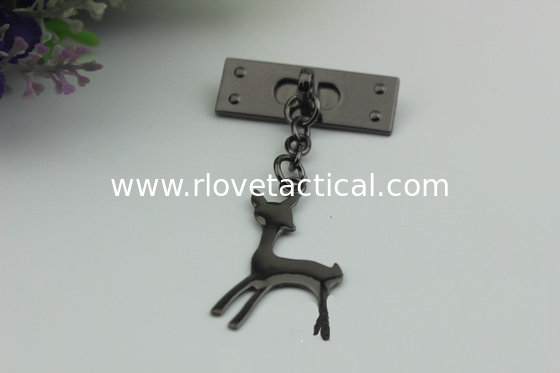Customized design zinc alloy metal light gold super lovely giraffe hanging decorative charms