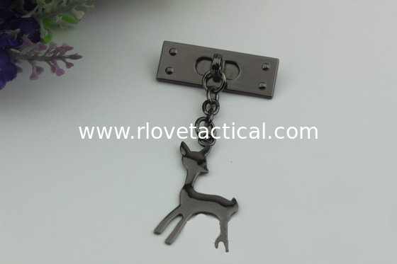 Customized design zinc alloy metal light gold super lovely giraffe hanging decorative charms