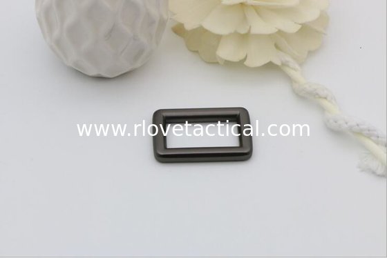 Handbag gunmetal zinc alloy 1 inch metal square buckles for sales