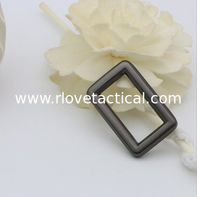 Handbag gunmetal zinc alloy 1 inch metal square buckles for sales