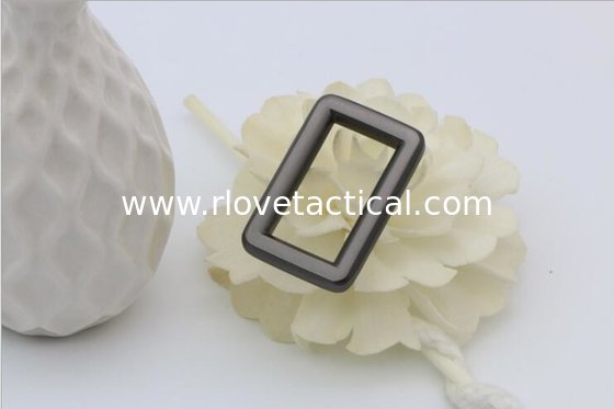 Handbag gunmetal zinc alloy 1 inch metal square buckles for sales