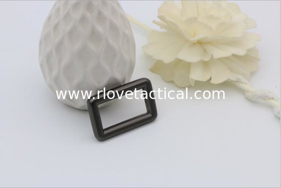 Handbag gunmetal zinc alloy 1 inch metal square buckles for sales