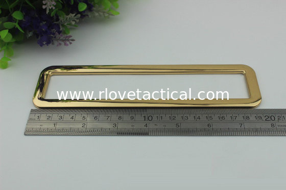 Handbag zinc alloy smooth surface 195 mm metal buckle decorative for handbag