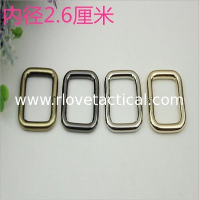 2018 Bag metal accessories 26 mm light gold iron square buckles with hanging plating