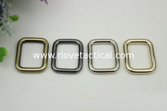 China Wholesale Widely Use Nickle Color Small 13 MM Iron Square Ring Buckle