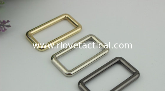 Wholesale manufacturing zinc alloy 11/2 inch gold metal square o ring for handbag hardware and fitting