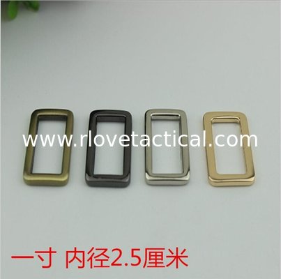 Wholesale Factory Made Thickness 3.5 MM Zinc Alloy Metal Square Buckle For Handbag