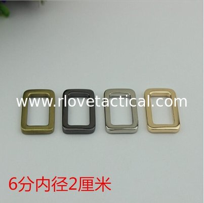 Wholesale Factory Made Thickness 3.5 MM Zinc Alloy Metal Square Buckle For Handbag