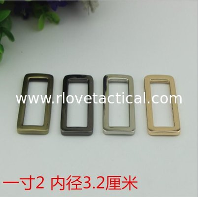 Wholesale Factory Made Thickness 3.5 MM Zinc Alloy Metal Square Buckle For Handbag