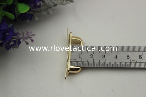 High quality hanging plating light gold color 35 mm metal arch bridge for handbag