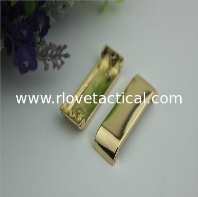 High polishing light gold color inner size 40 mm bag metal arch bridge with zinc alloy