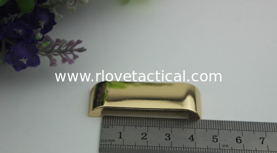 High polishing light gold color inner size 40 mm bag metal arch bridge with zinc alloy