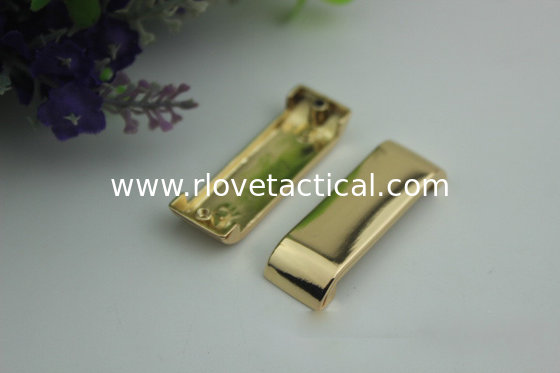 High polishing light gold color inner size 40 mm bag metal arch bridge with zinc alloy