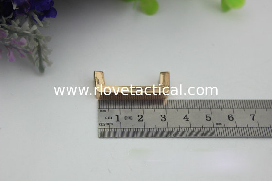 Metal fitting bag hardware 25 mm inner size gunmetal color zinc alloy arch bridge for straps