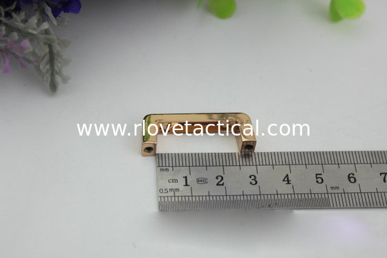 Metal fitting bag hardware 25 mm inner size gunmetal color zinc alloy arch bridge for straps