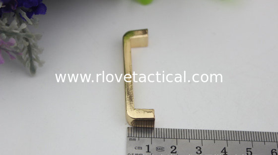 Handbag accessory hanging brush anti brass color zinc alloy 38 mm metal arch bridge for sales